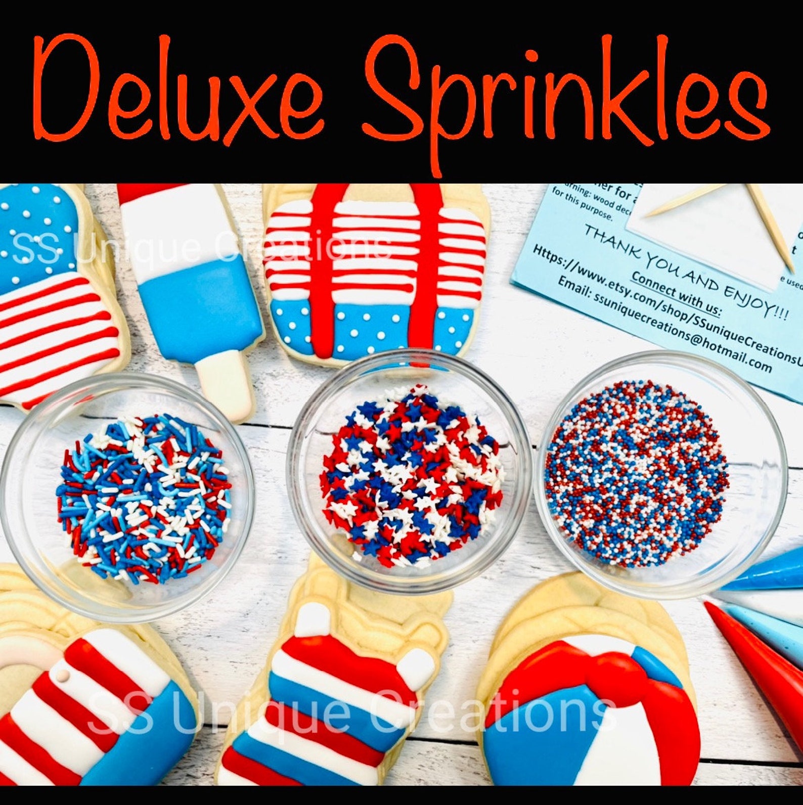 4th of July Cookie Decorating Kit DIY Memorial Day Decorating - Etsy