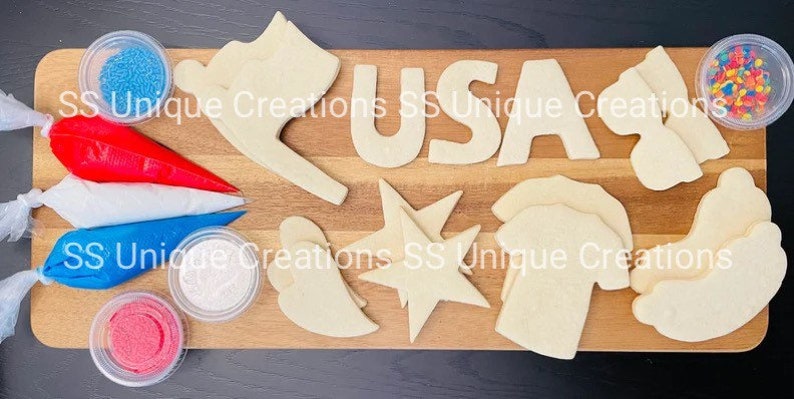 Independence Day Decorating Cookie Kit ,**INCLUDES 26 ITEMS** DIY Kit ...