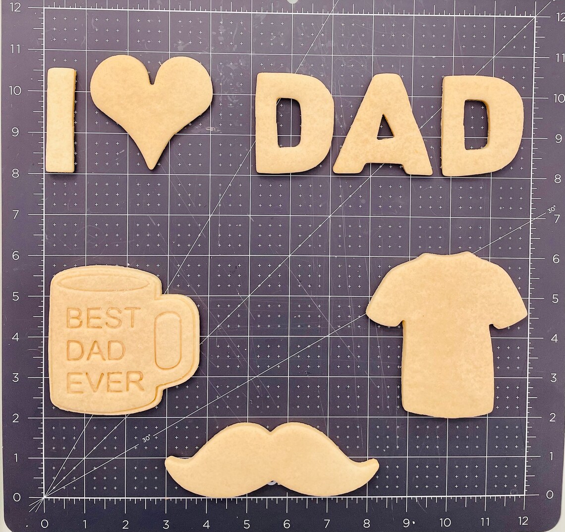 Father’s Day Cookie Decorating Kit, DIY Dad Cookie Kit, Happy Father's ...