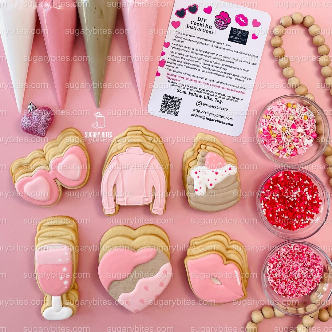 Pop Star Cookie Decorating Kit, Birthday Cookie Kit, **INCLUDES 24 ...