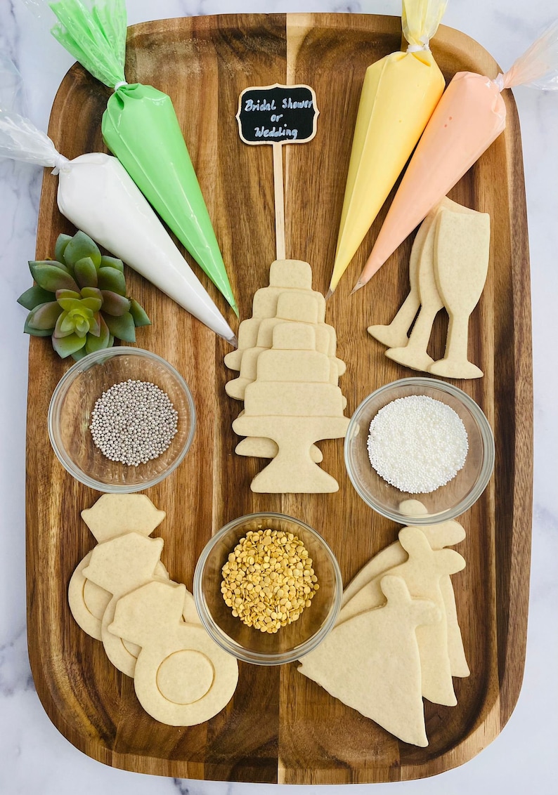 Wedding Cookie Decorating Kit, DIY Party Favors - Etsy