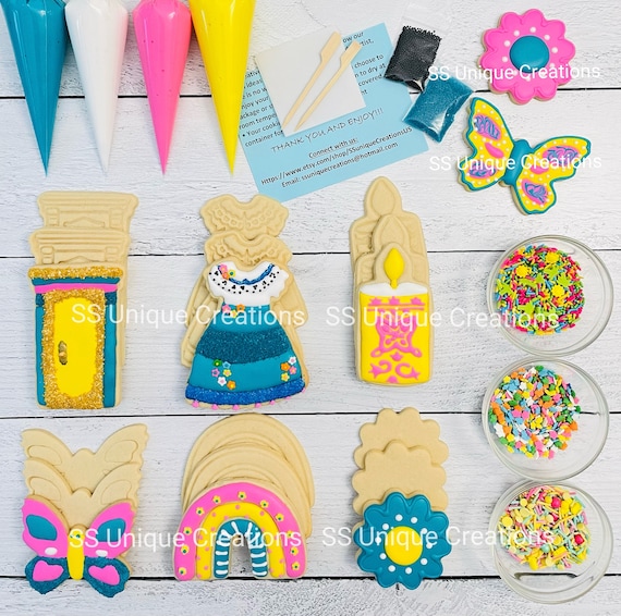 Cookie Decorating Kit DIY Cookie Kit INCLUDES 26 ITEMS - Etsy