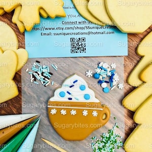 Winter Cookie Decorating Kit, Winter DIY Cookie Kit, (large Cookies ...