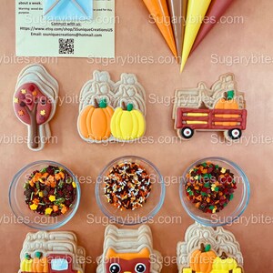 Fall Cookie Decorating Kit, Thanksgiving DIY Activity - Etsy