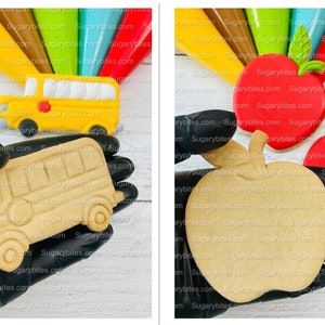 Back to School Cookie Decorating Kit, ***INCLUDES 28 ITEMS***** (large ...