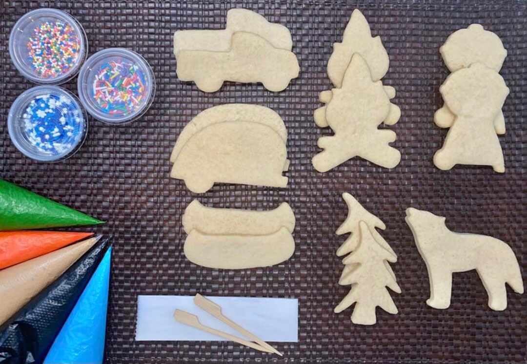 Camping Cookie Kit, **INCLUDES 27 ITEMS**, Happy Camper Cookies ...