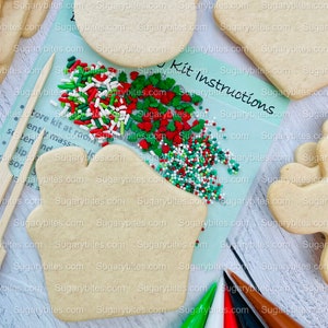 Christmas Cookie Decorating Kit, Christmas DIY Cookie Kit, (large ...