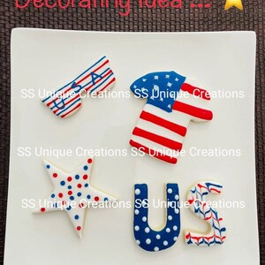 Independence Day Decorating Cookie Kit ,**INCLUDES 26 ITEMS** DIY Kit ...