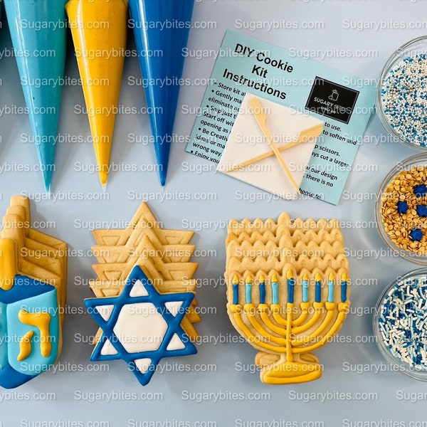 Hanukkah Cookie - Etsy