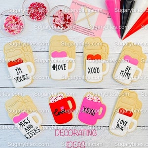 Valentine’s Day Cookie Decorating Kit, Valentine’s Day DIY Cookie Kit ...
