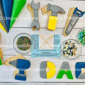 Tools Cookie Decorating Kit, DIY Decorating Cookies Kit, (large Cookies ...