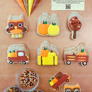 Fall Cookie Decorating Kit, Thanksgiving DIY Activity - Etsy