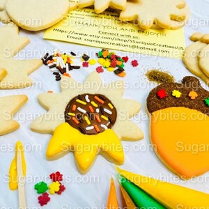 Fall Cookie Decorating Kit, INCLUDES 24 ITEMS Zoom Party Favors ...