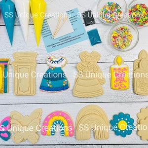 Cookie Decorating Kit, DIY Cookie Kit, **INCLUDES 26 ITEMS** (large ...