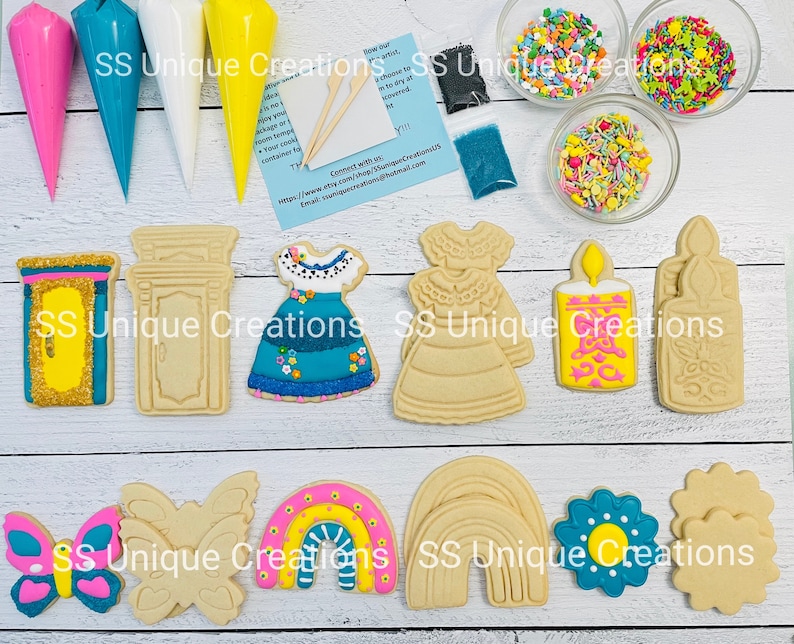 Cookie Decorating Kit DIY Cookie Kit INCLUDES 26 ITEMS - Etsy