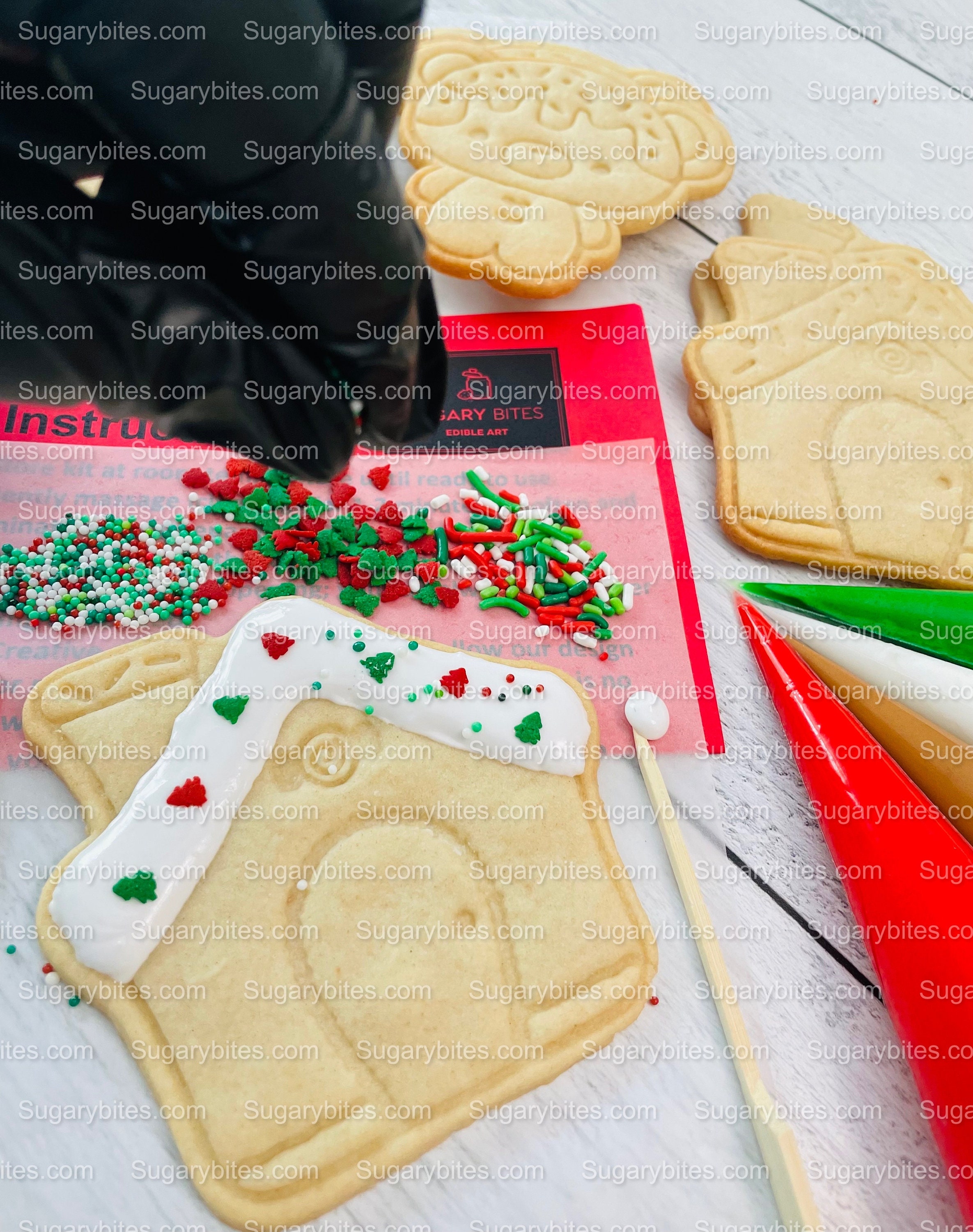 Christmas Cookie Decorating Kit, Christmas DIY Cookie Kit, (large ...