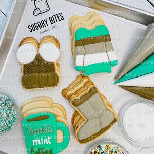 Winter Cookie Decorating Kit, Winter DIY Cookie Kit, (large Cookies ...