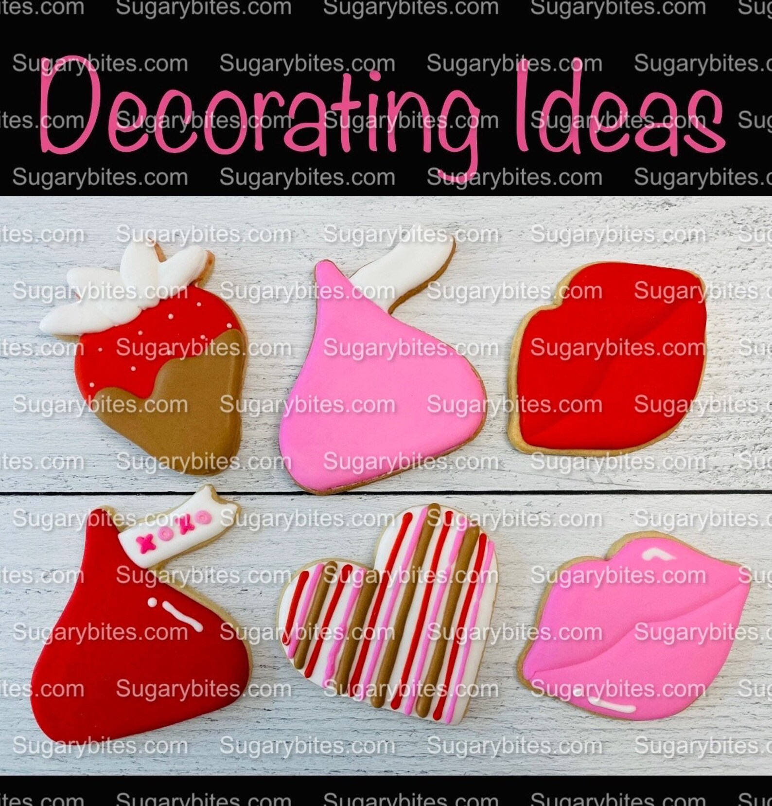 Valentines Day Cookie Decorating Kit, Valentines DIY Cookie Kit ...