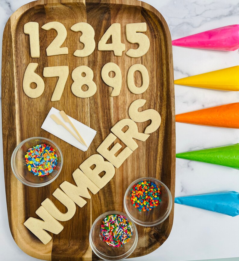 Numbers Decorating Kit, **INCLUDES 30 ITEMS** Cookie DIY Kit, Zoom ...