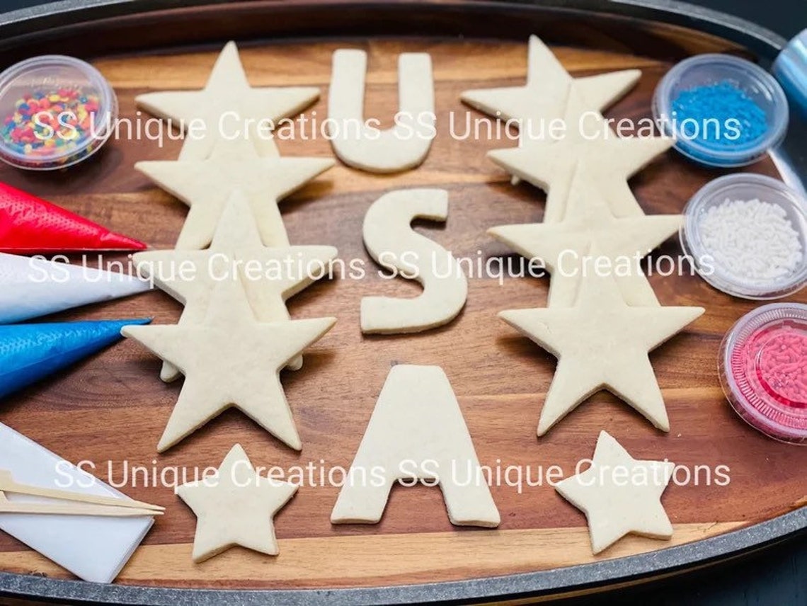 Fourth of July Cookie Decorate Kit, **INCLUDES 24 ITEMS** Independence ...
