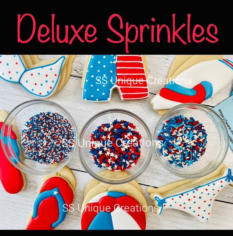 4th of July Cookie Decorating Kit, DIY Memorial Day Decorating Cookies ...
