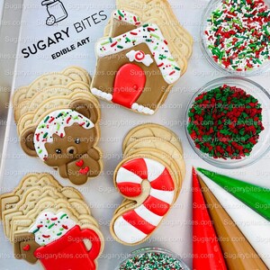 Christmas Cookie Decorating Kit, Christmas DIY Cookie Kit, (large ...