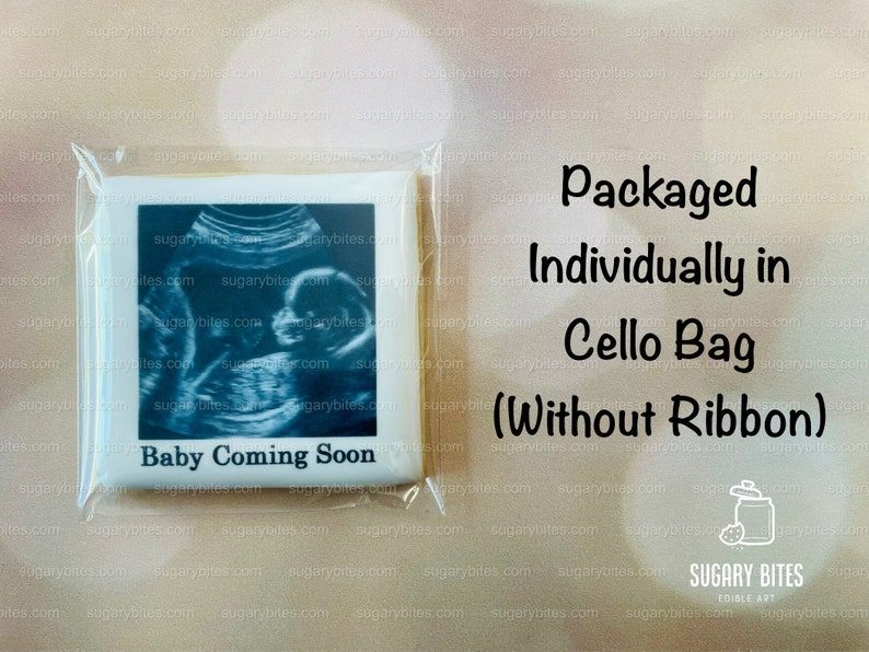 Baby Shower Cookies, Ultrasound Cookies, Edible Photo Cookies ...