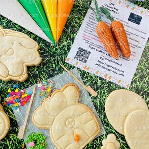 Easter Cookie Decorating Kit, DIY Spring Sugar Cookie Decorating Kit ...