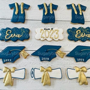 Graduation Cookies, Graduation Party, (large Cookies), Includes 12 ...