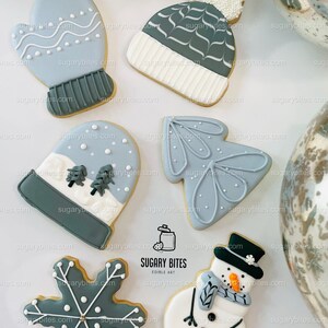 Winter Cookie Decorating Kit, Winter DIY Cookie Kit, (large Cookies ...