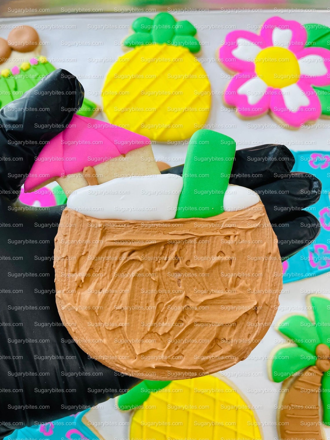 Luau Cookies, Hawaiian Cookies, Tropical Cookies, Luau Birthday ...