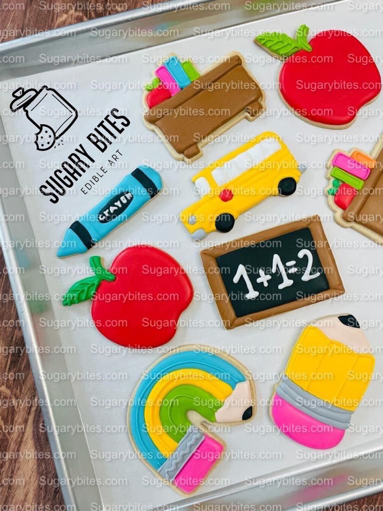 Back to School Cookie Decorating Kit, ***INCLUDES 28 ITEMS***** (large ...