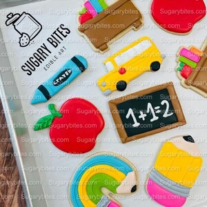 Back to School Cookie Decorating Kit, ***INCLUDES 28 ITEMS***** (large ...