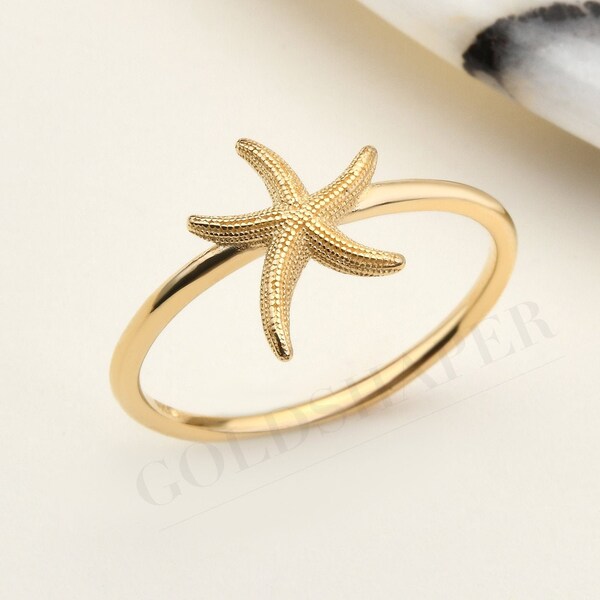 Starfish Ring - Etsy