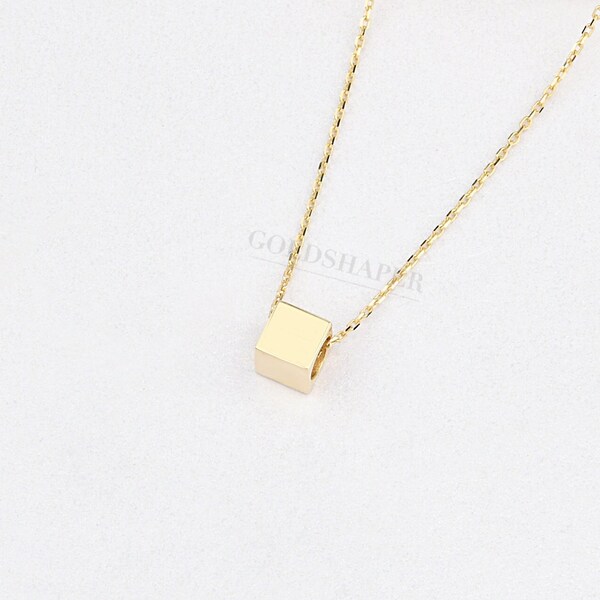 Cube Necklace - Etsy