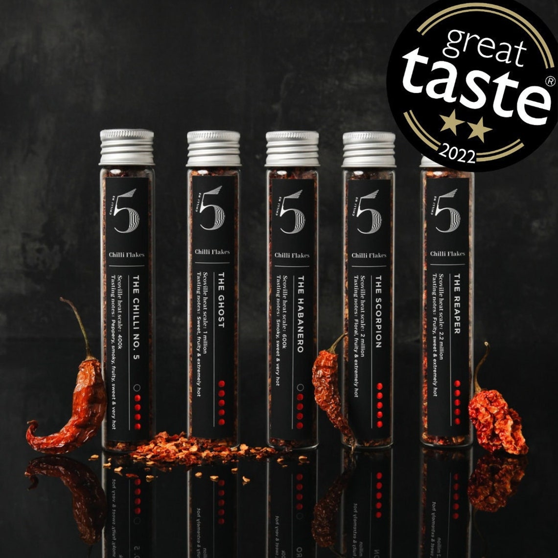 Hottest Chilli Flakes Gift Set | Great Taste Awards Winner | Dried ...