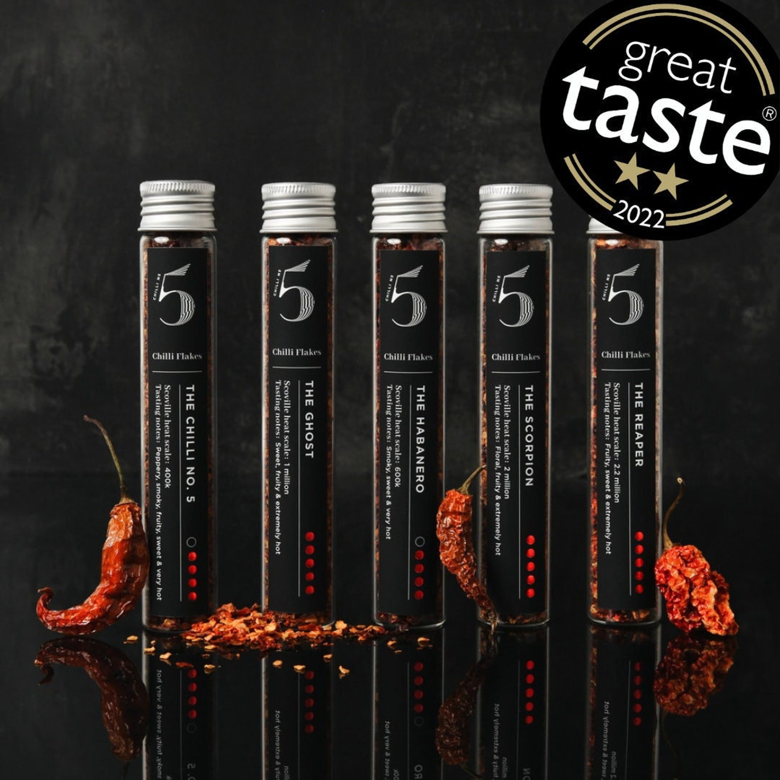 Hottest Chilli Flakes Gift Set | Great Taste Awards Winner | Dried ...