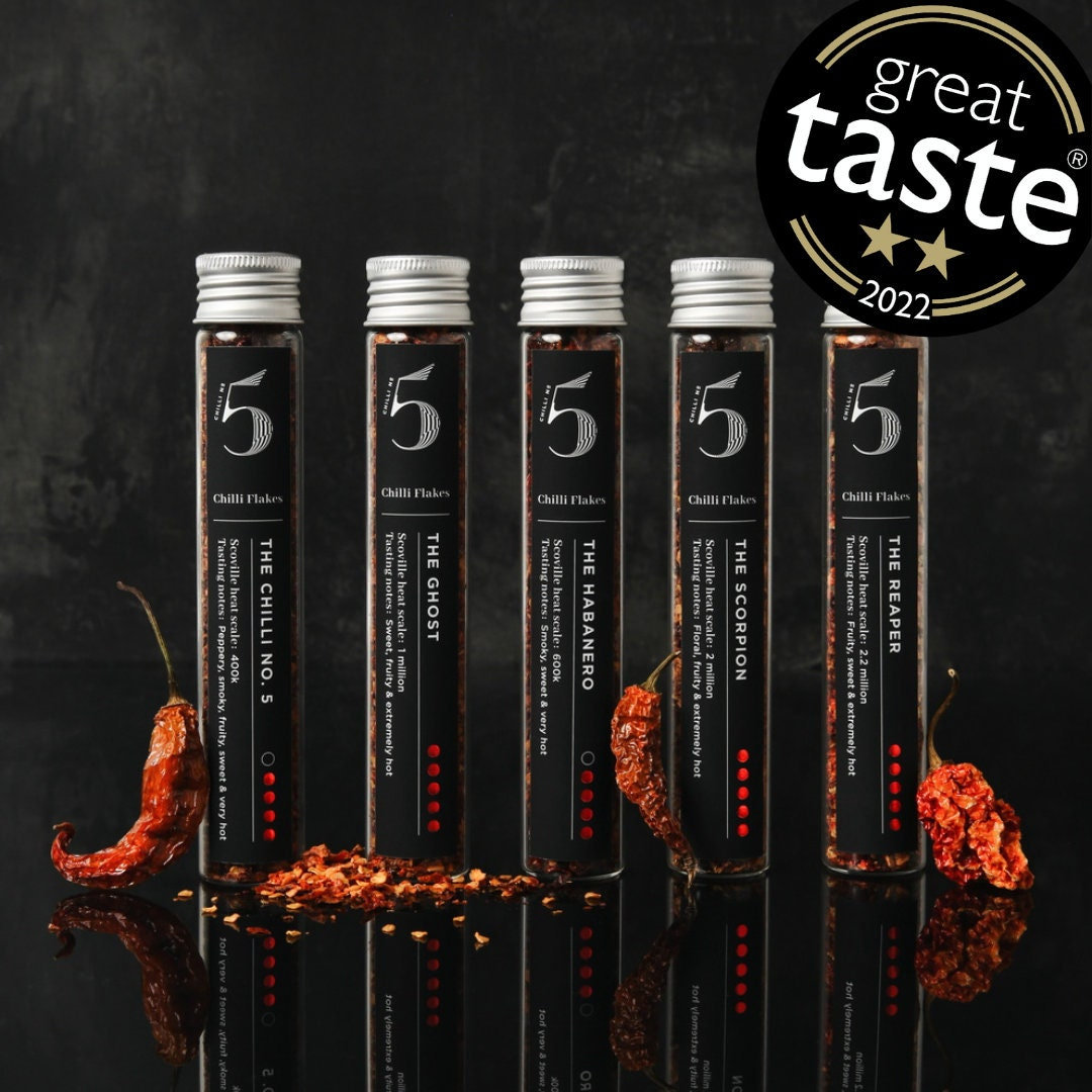 Hottest Chilli Flakes Gift Set | Great Taste Awards Winner | Dried ...