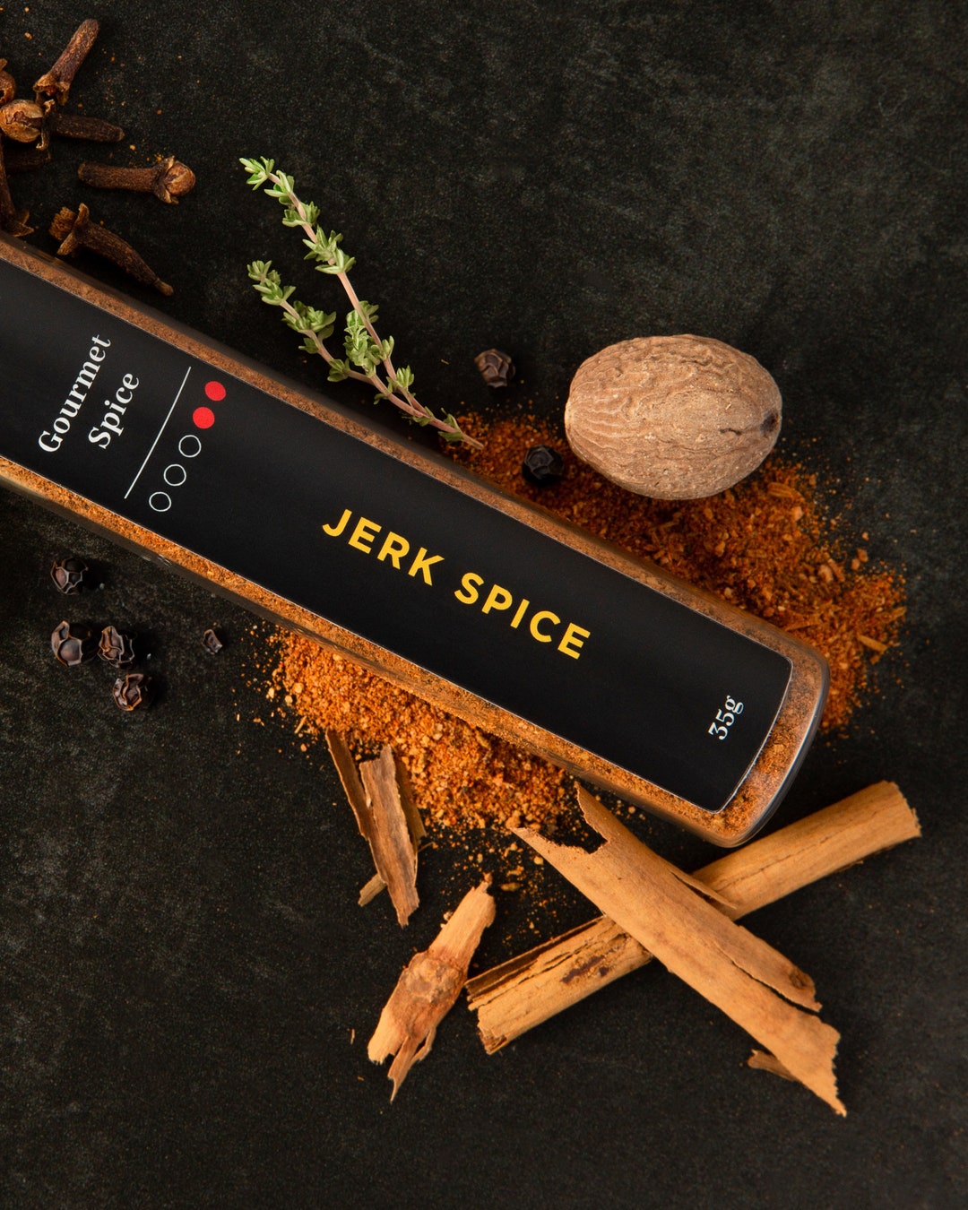 Gourmet Jamaican Jerk Spice Blend - Chilli No. 5 (35g Glass Tube) - Etsy