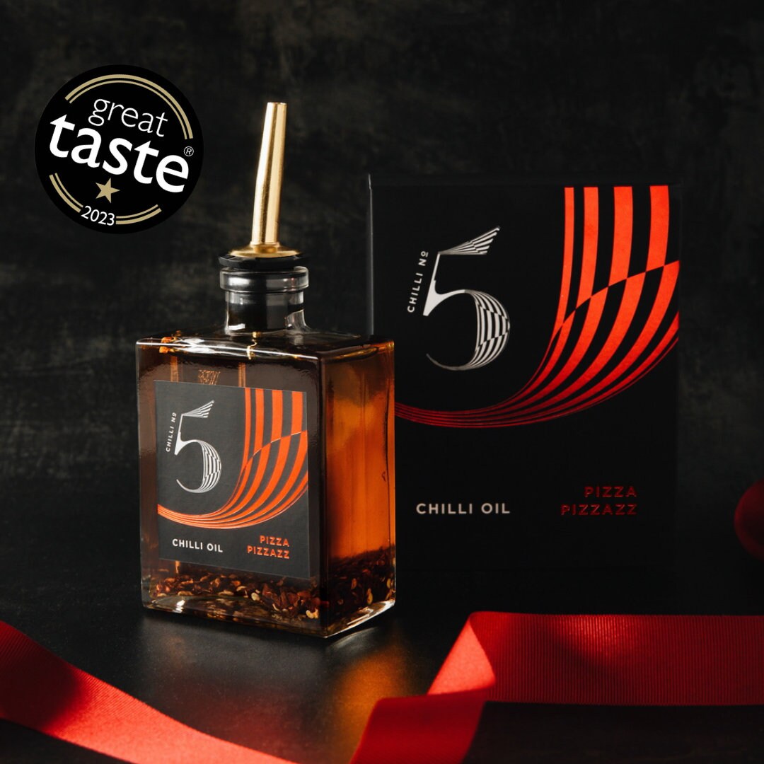 Chilli Oil Gift Set - 100% Extra Virgin Italian Olive Oil Infused With ...