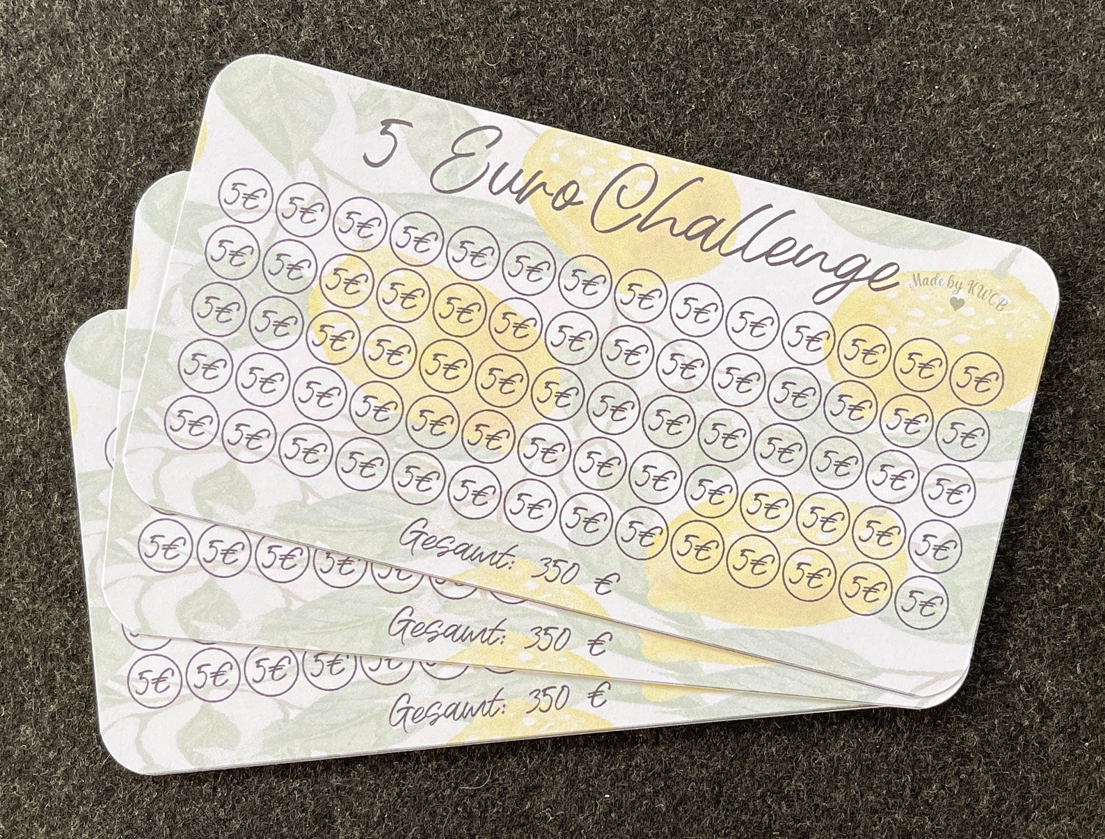 Spar Challenge 5 Euro Challenge passend für A6 - Etsy.de