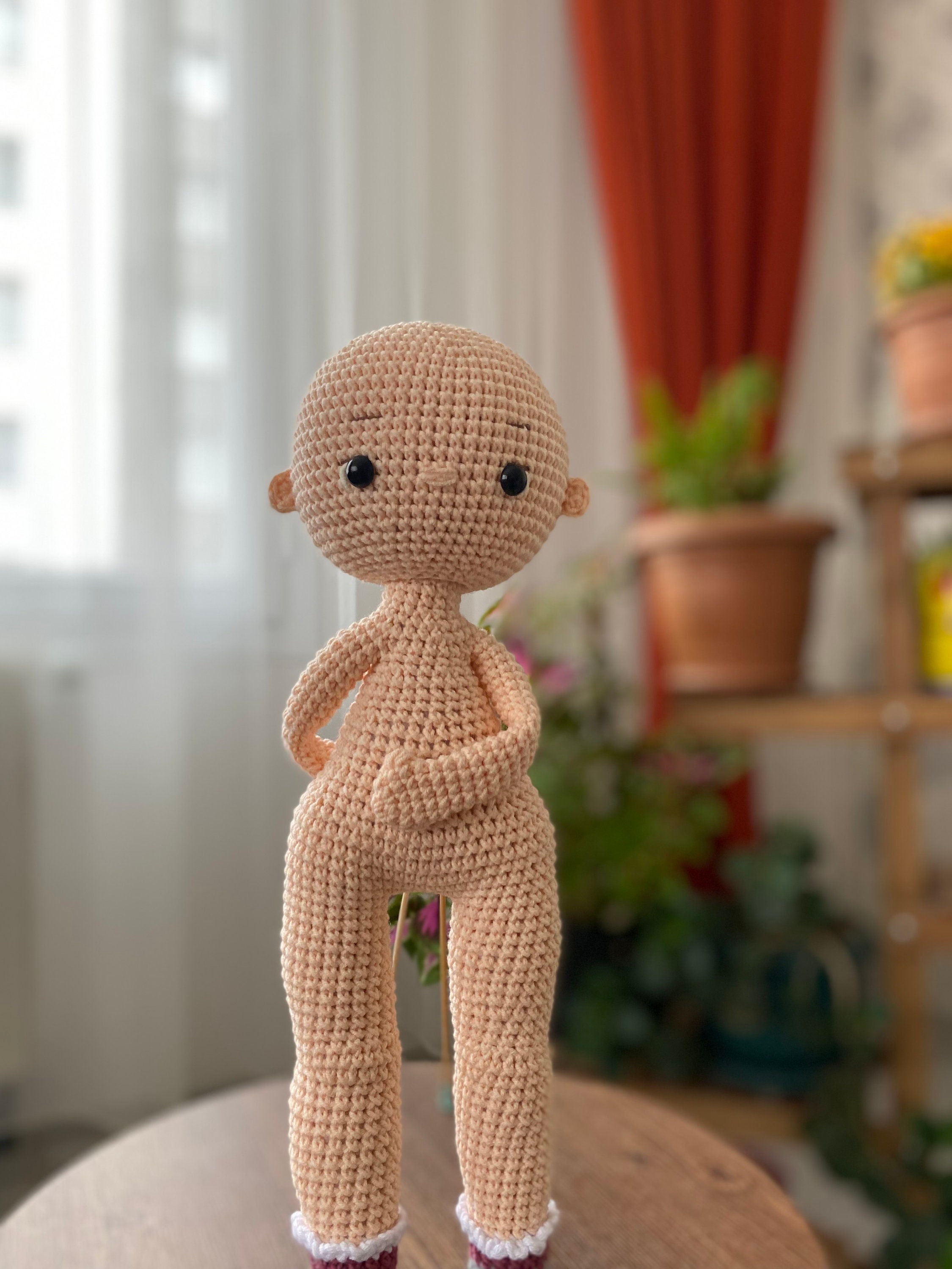 Crochet Doll Base Pattern English Amigurumi Tutorial Body - Etsy