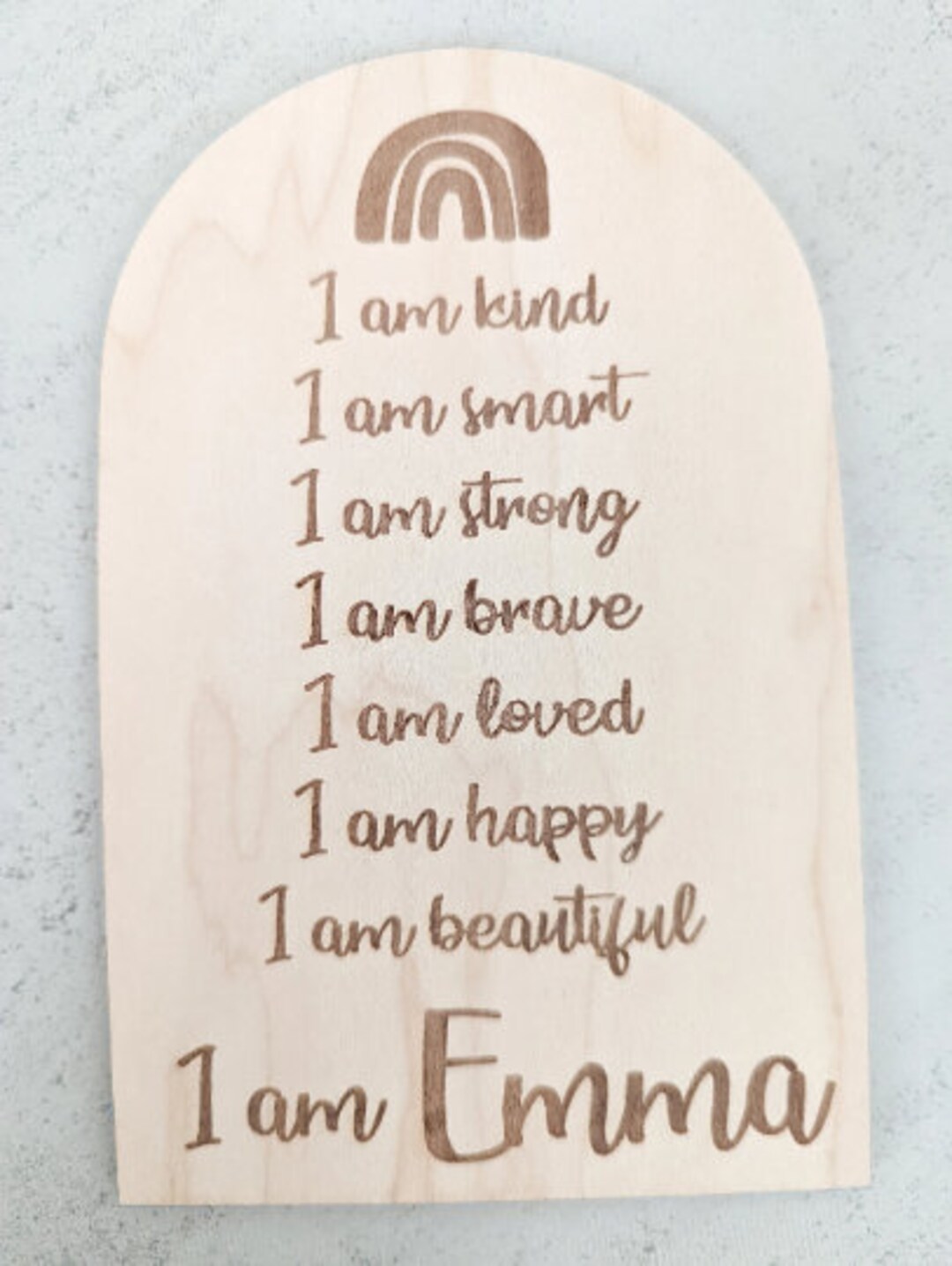 Positive Affirmations for Kids / Daily Routine Sign / Confidence ...