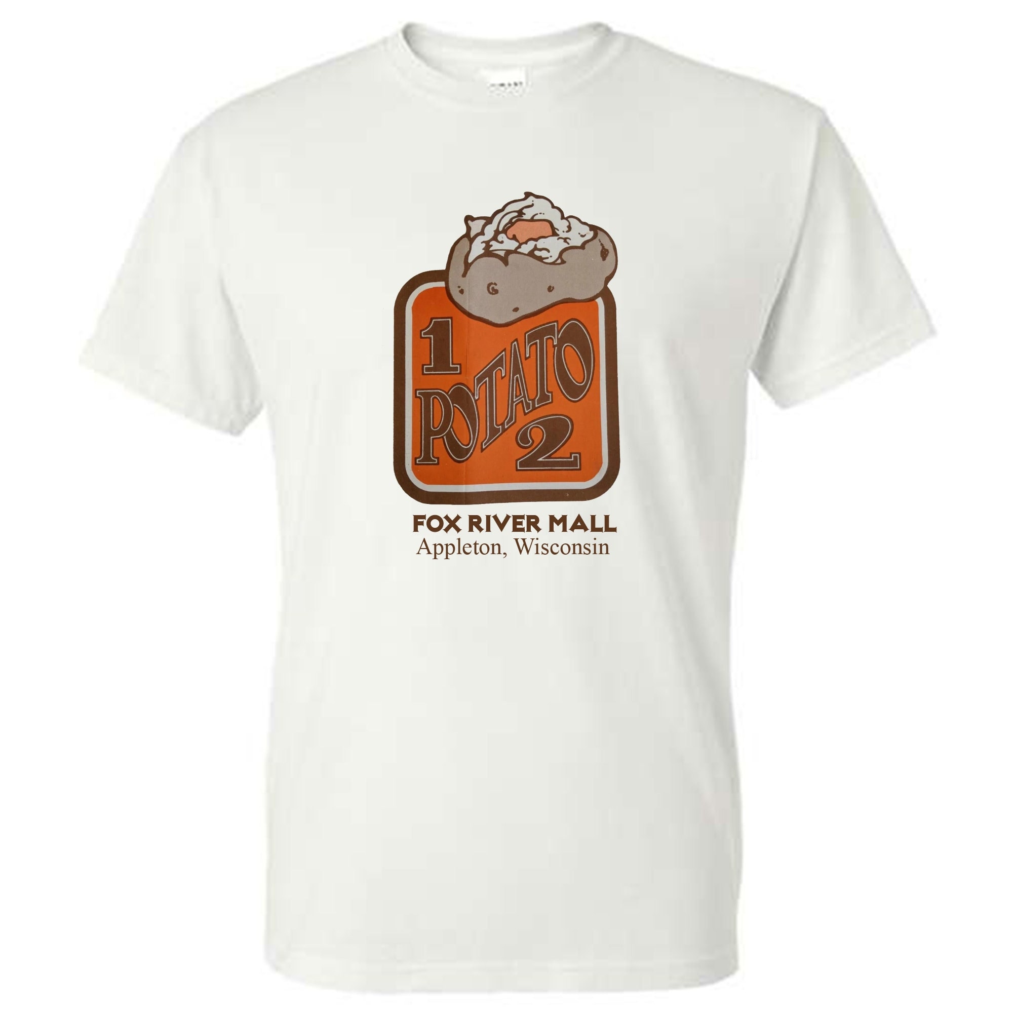One Potato 2 Restaurant Retro Mall T-shirt Wisconsin - Etsy