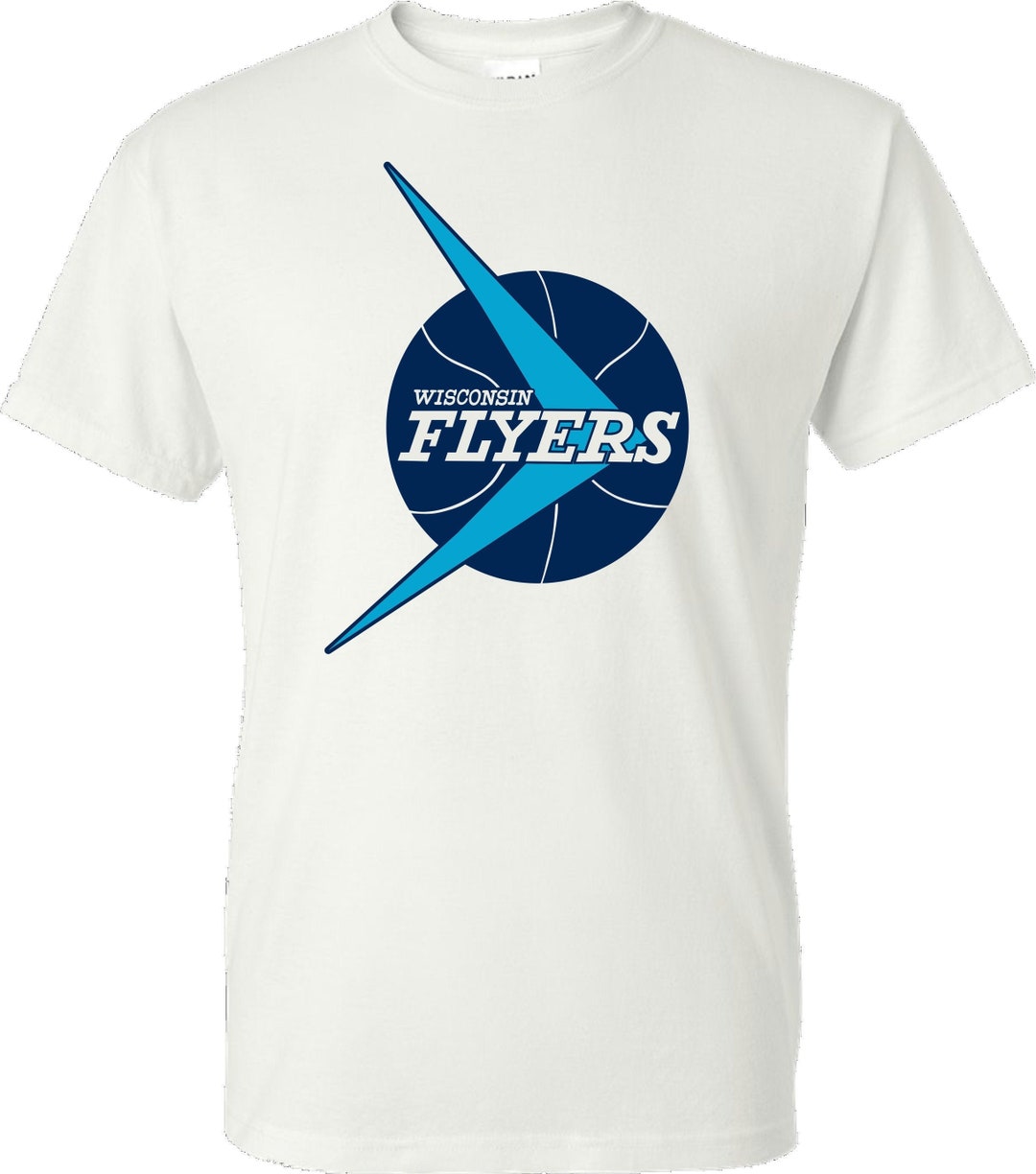 Wisconsin Flyers Basketball CBA Main Retro Logo Tee - Etsy