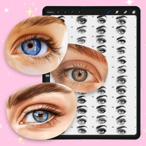 Procreate Eye Brushes. Procreate Female Eyes. Procreate Realistic ...