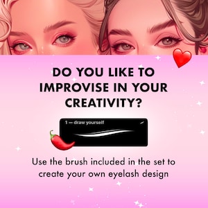 Procreate Eyelash Brushes. Procreate Eye Makeup Brushes. Procreate ...