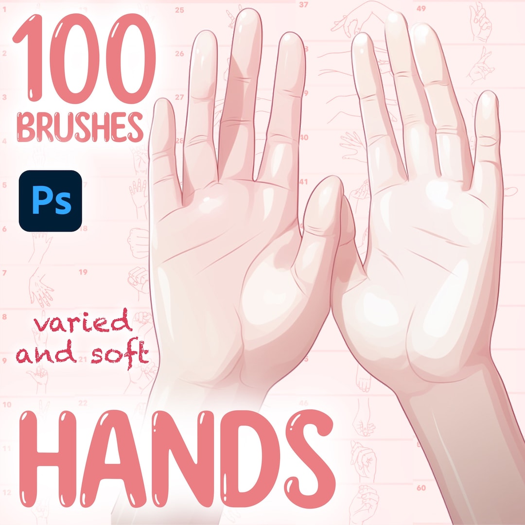 Photoshop Hands Brushes - Etsy