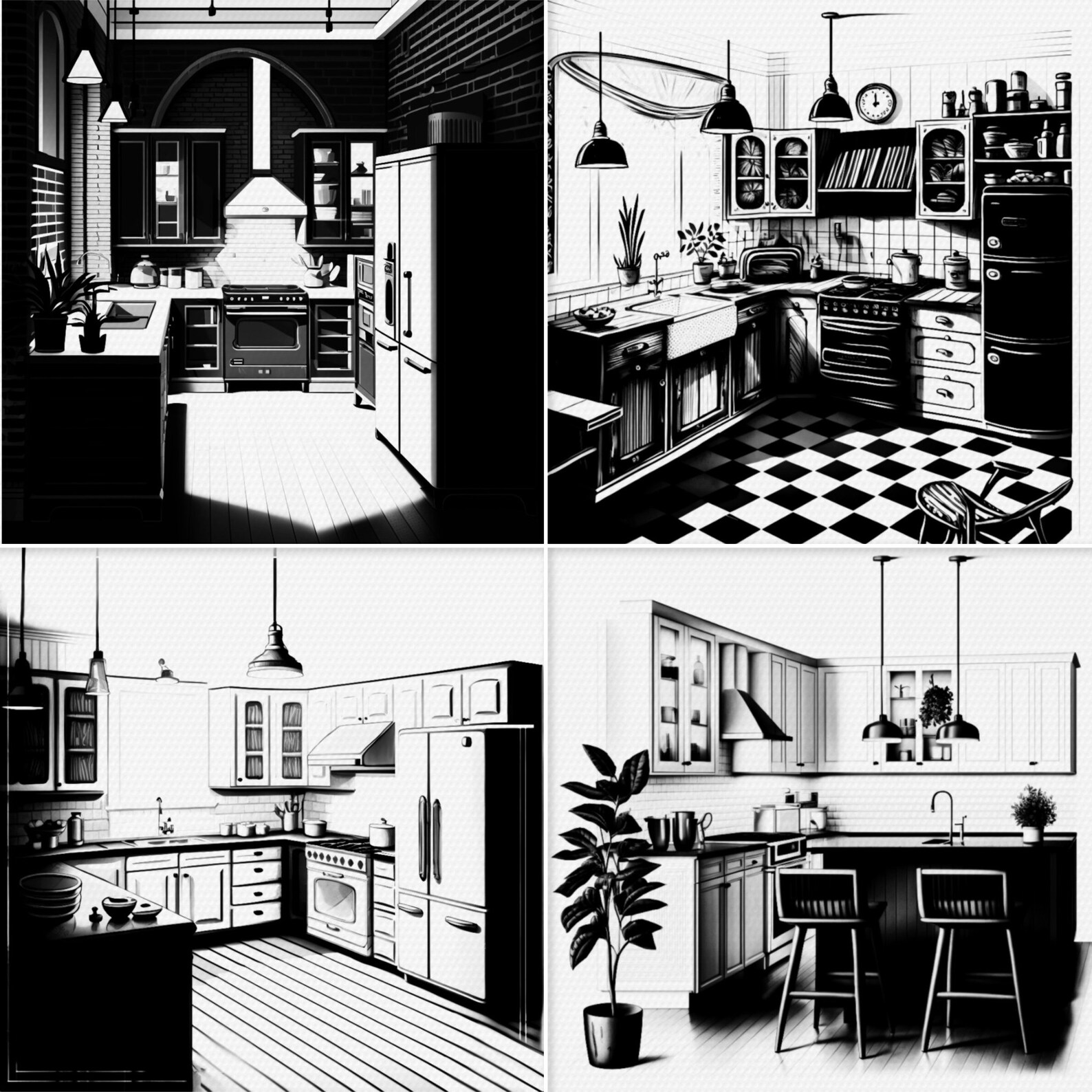 Photoshop Interior Brushes. Photoshop Kitchen Brushes. Photoshop Rooms ...