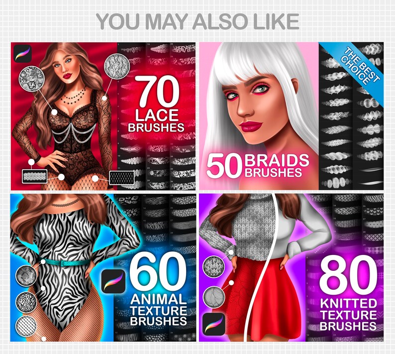 Procreate Sea Ocean Brushes. Procreate Clothes Fabric Brush. | Etsy